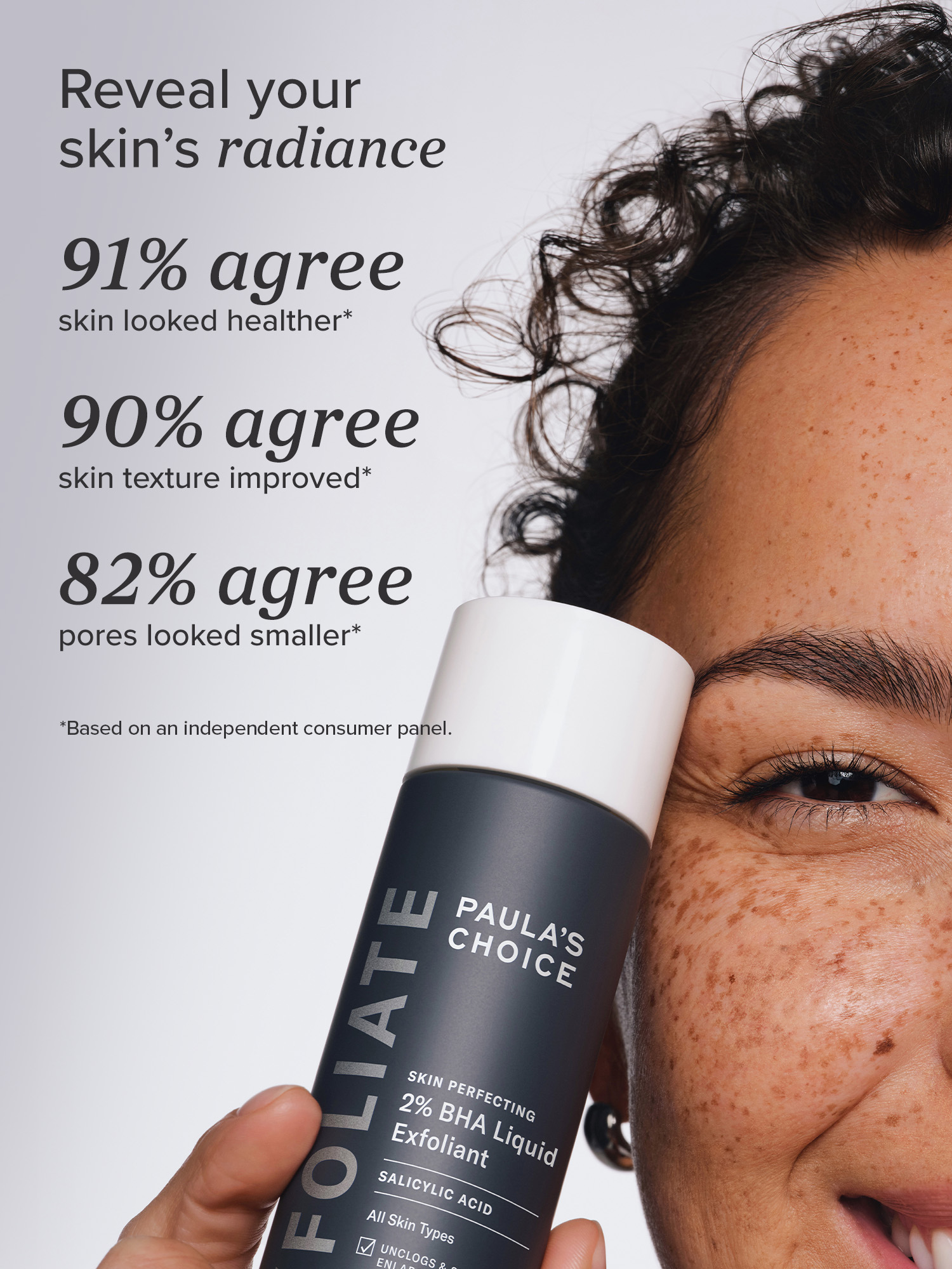 Paula's Choice Skin Perfecting Eksfoliasi Cecair 2% BHA Asid Salisilik ...