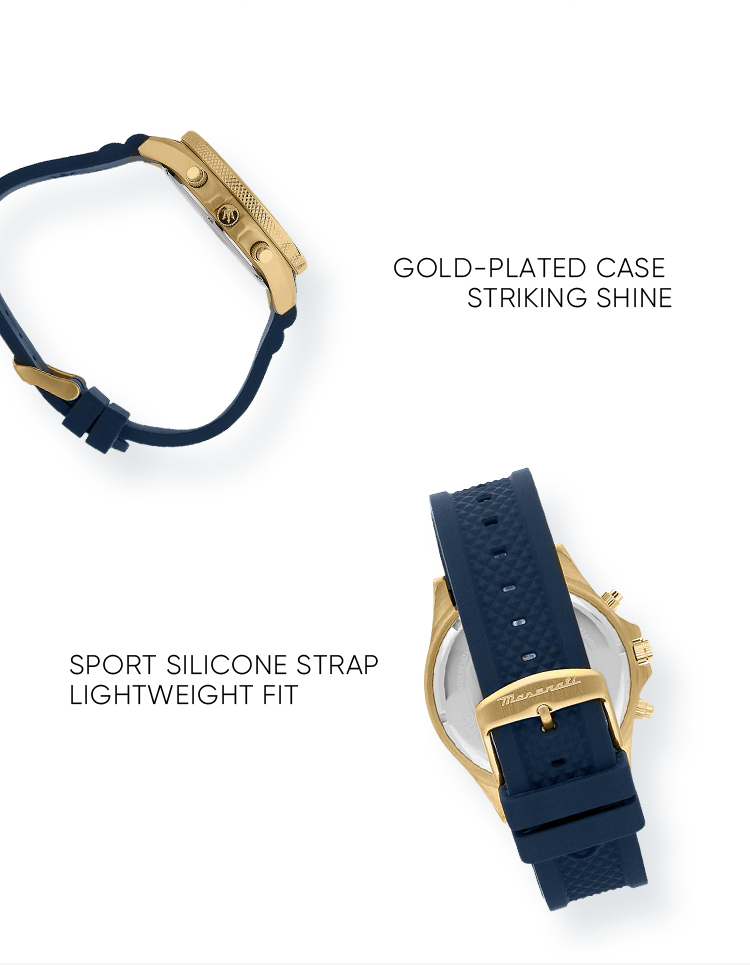 [2 Years Warranty] Maserati Men's Chronograph Quartz Watch Sfida 44mm ...