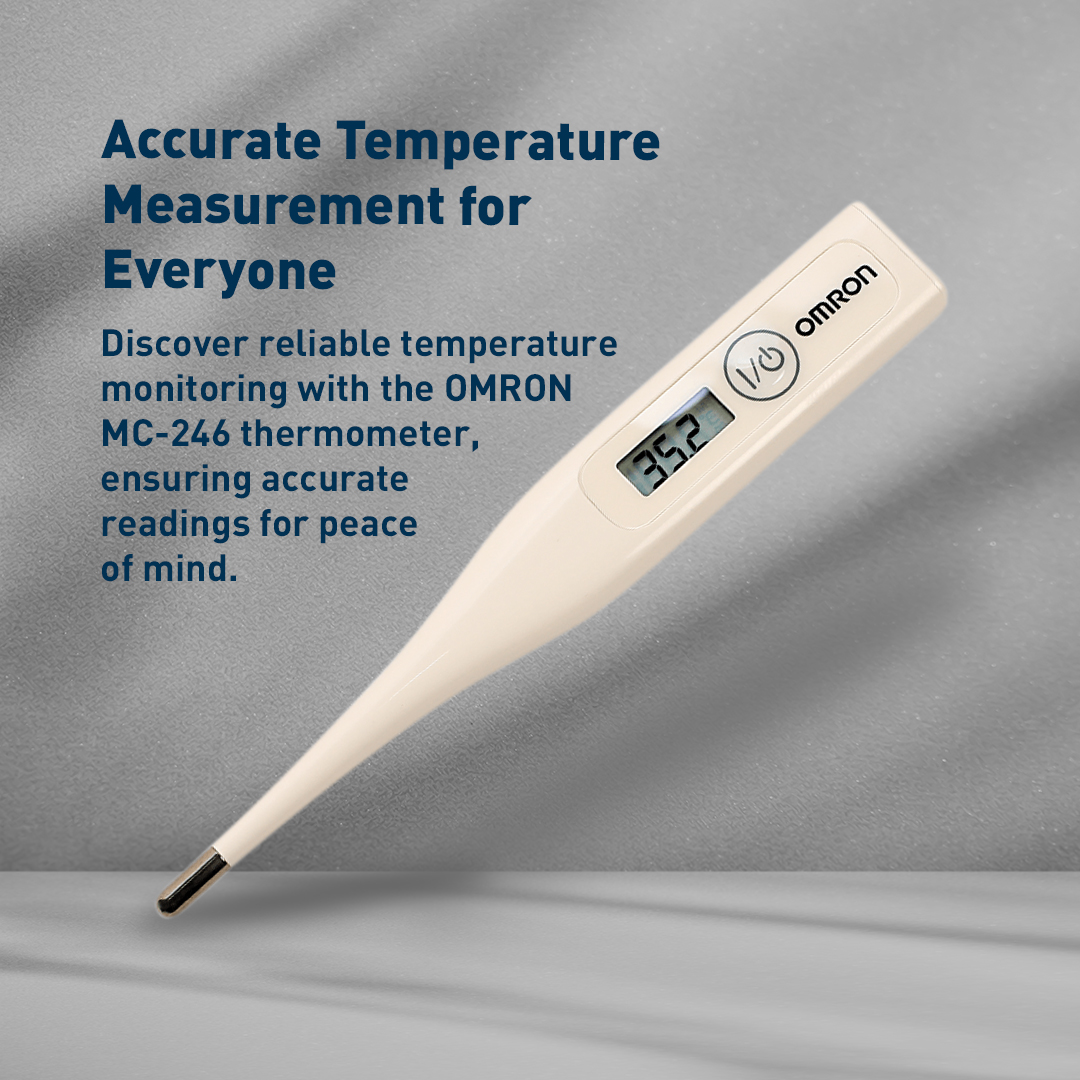 OMRON Digital Thermometer | Termometer Digital MC-246-AP4 | 电子笔式温度计 ...