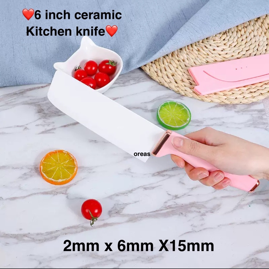 Oreas 🔪6inch japan Chef Antioxidant Ceramic kitchen Knife with cover ...
