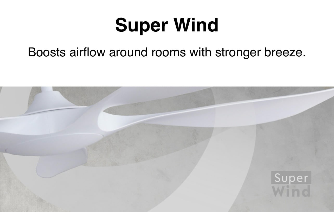 ALPHA ALKOVA EXCEL V2 5B 56/42 inches DC Motor Ceiling Fan with Digital ...