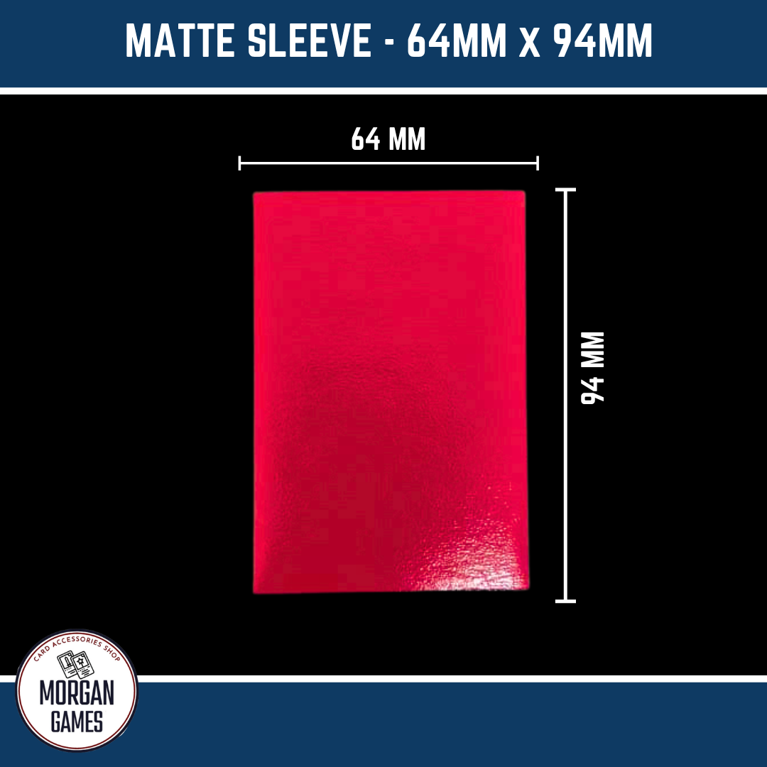 【Morgan Games】[Ready Stock] 60 Pieces Morgan Matte Sleeve 64mm*94mm ...