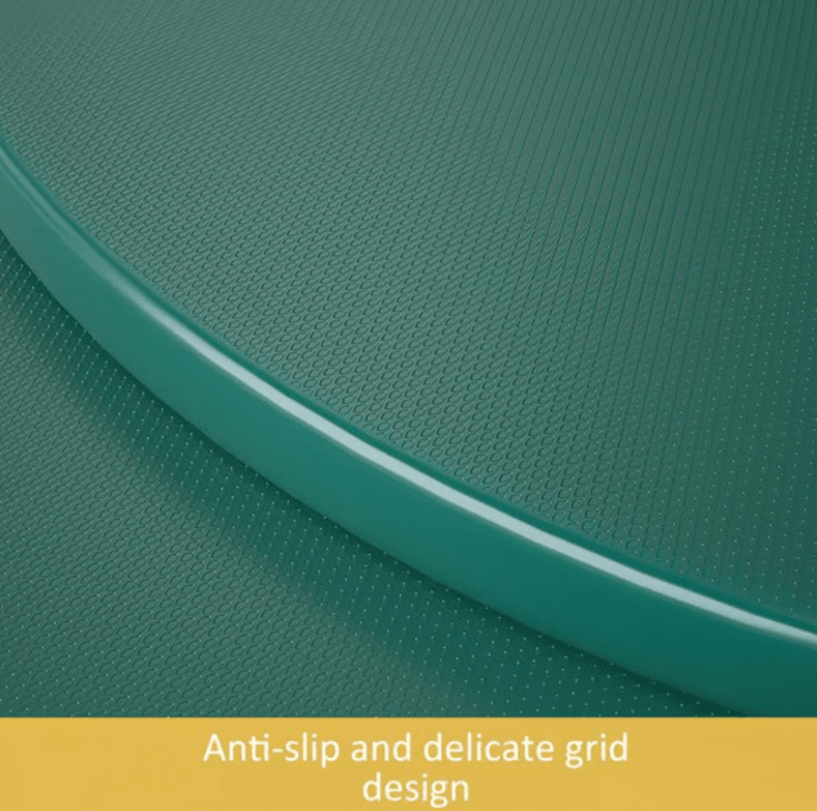 Standing Chopping Board with Rotating Handle – Antibacterial Round ...