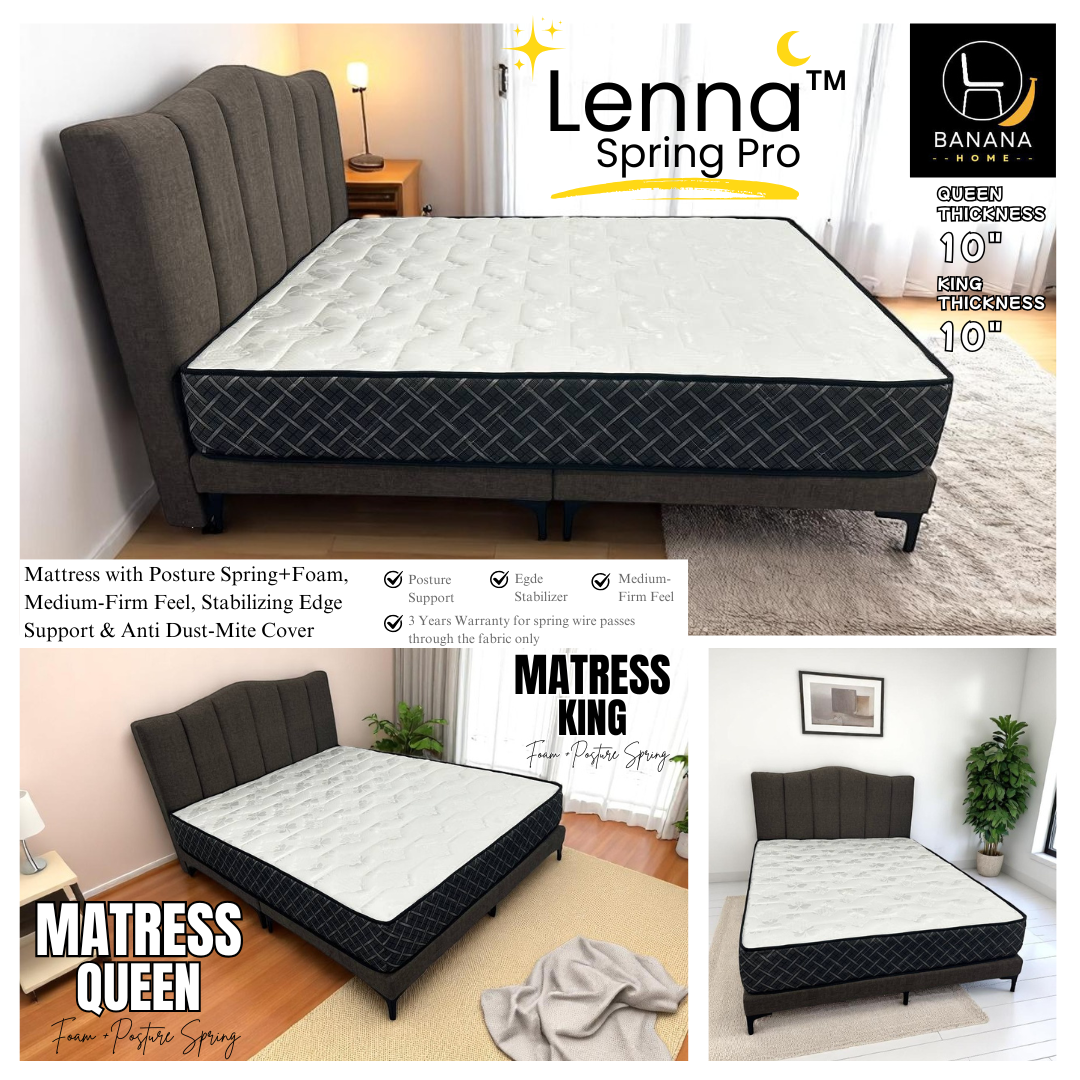 TILAM BONNEL SPRING 10" LENNA SPRING PRO (SINGLE/SUPER SINGLE/QUEEN ...