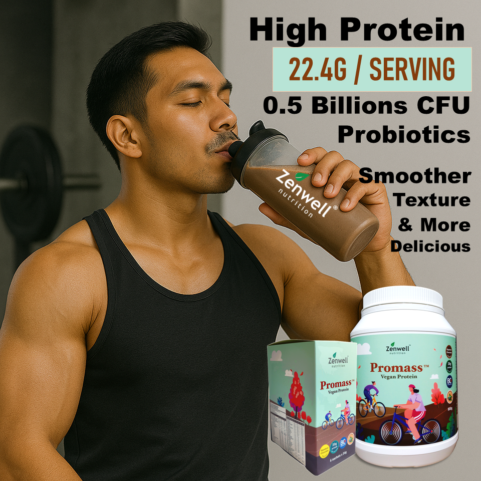 (NEW) Zenwell nutrition Promass Vegan Protein (Signature Chocolate ...