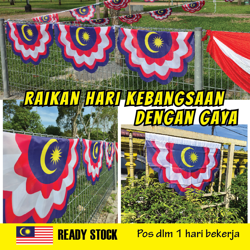 Bendera Hiasan Merdeka | Hiasan Kelas Merdeka Sudut Merdeka di Pejabat ...