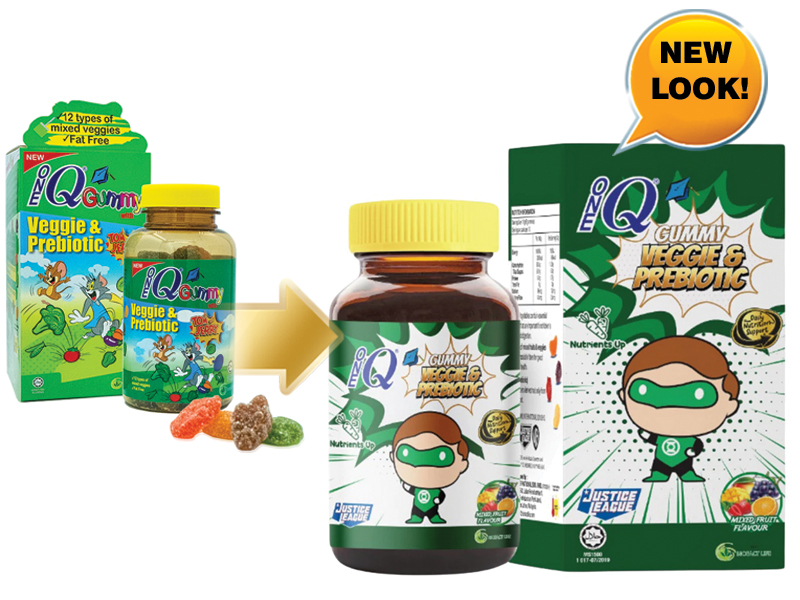 One Q Gummy (Omega 3 DHA & EPA/Calcium & VitD /Veggie & Prebiotic ...