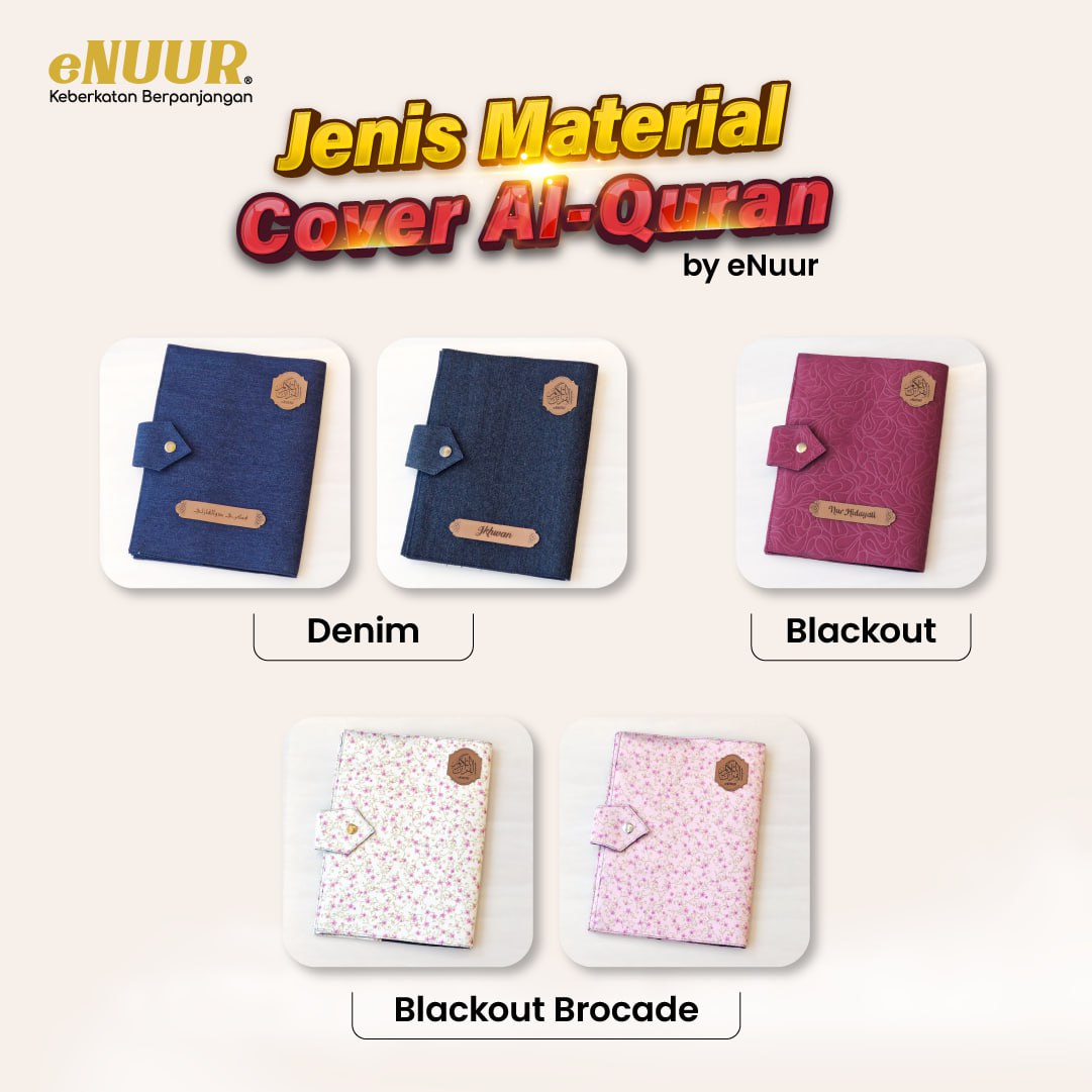 🔥BESTSELLER🔥Cover Al Quran Saiz A5 - Sesuai untuk Soft dan Hard cover ...