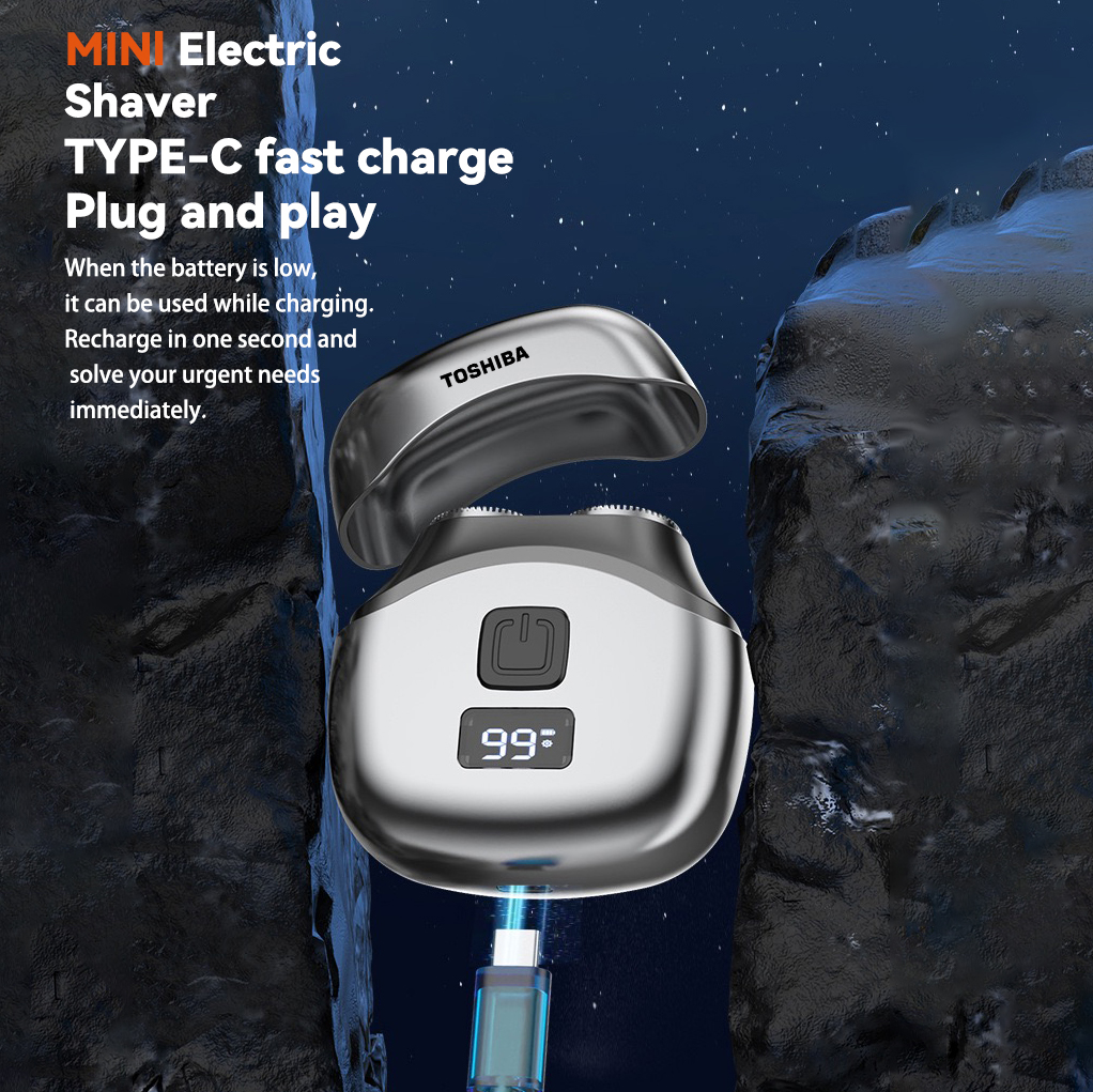 ⚡Ready Stock*10-year warranty] Toshiba mini electric shaver digital ...