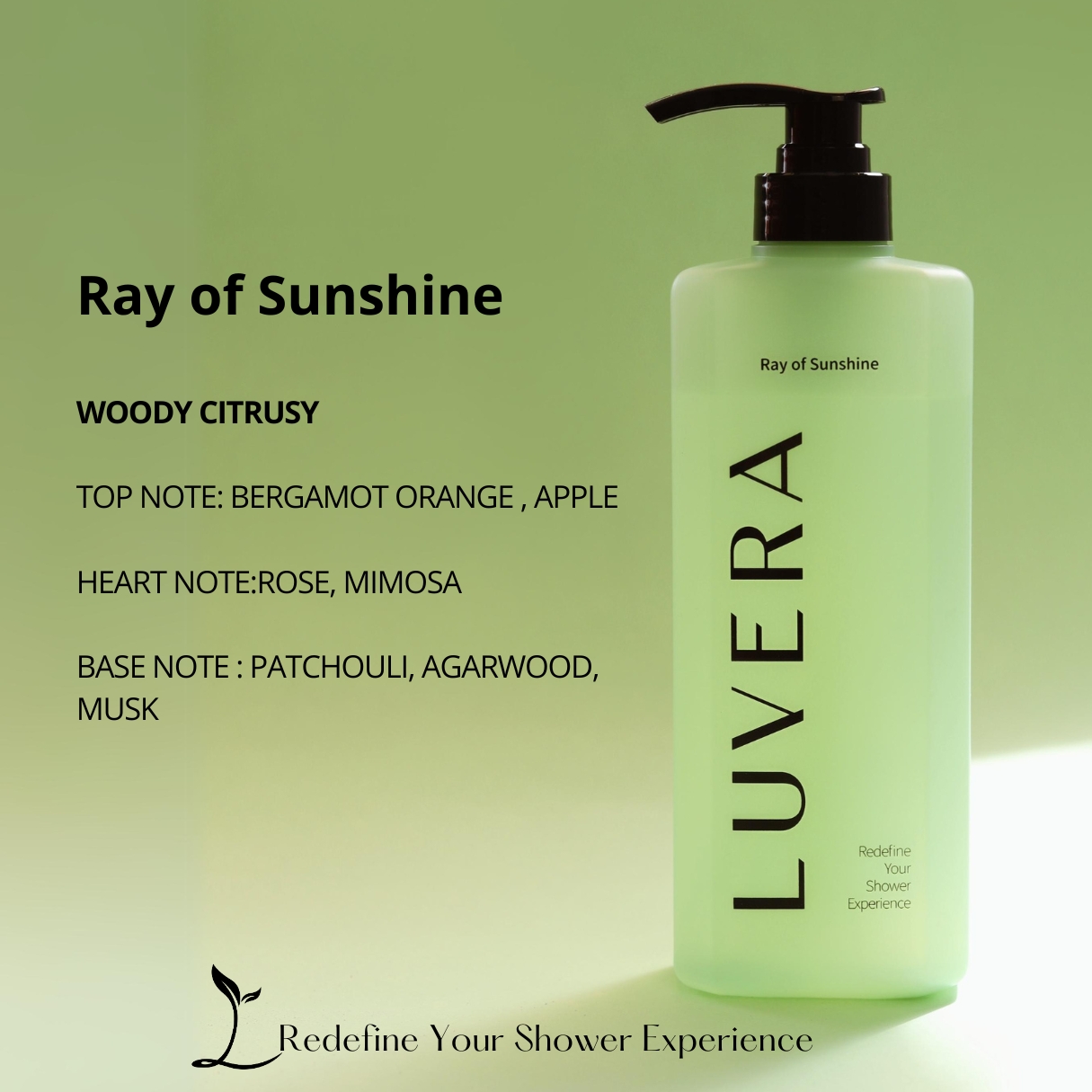 Luvera Perfume Body Wash/Luvera Sabun Mandi Parfum (Ray of Sunshine ...