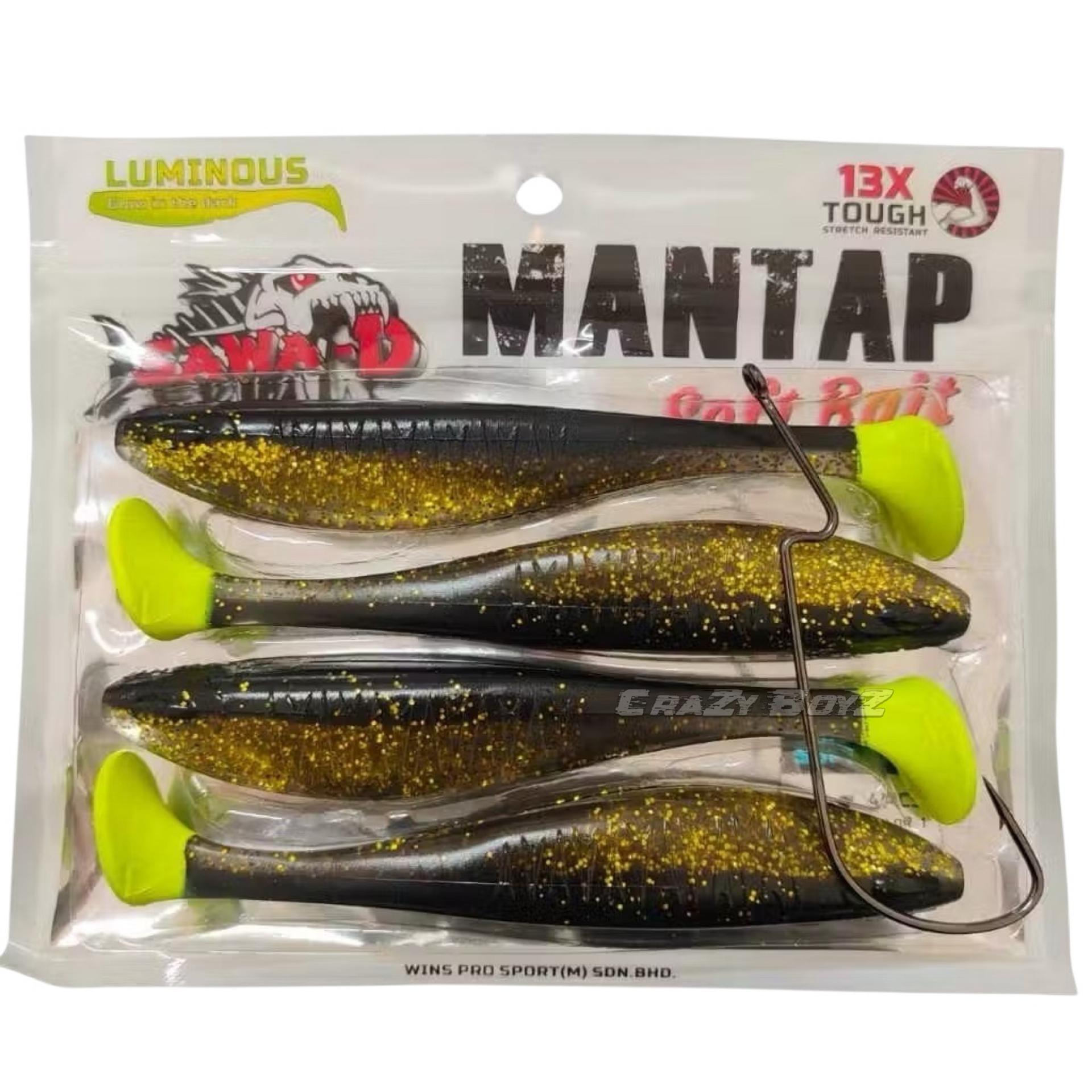 Sawa-D Mantap Lure 10cm / 14cm Soft Plastic Paddle Pop Umpan Tiruan ...