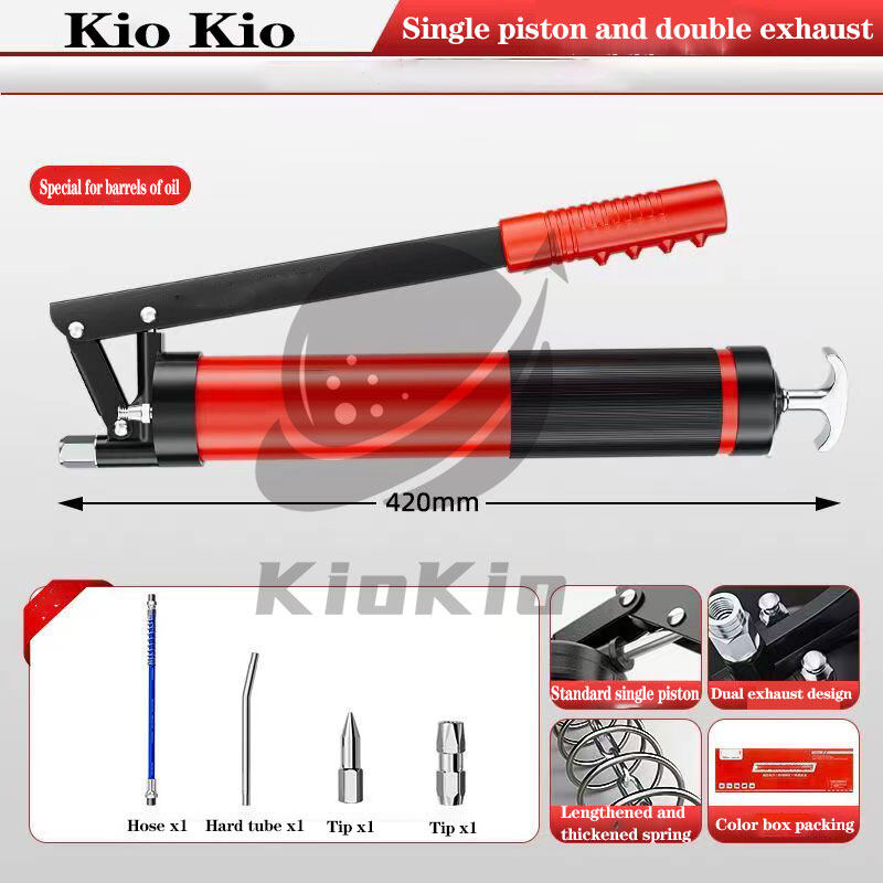 Manual grease gun, single and double lever grease injector, high ...