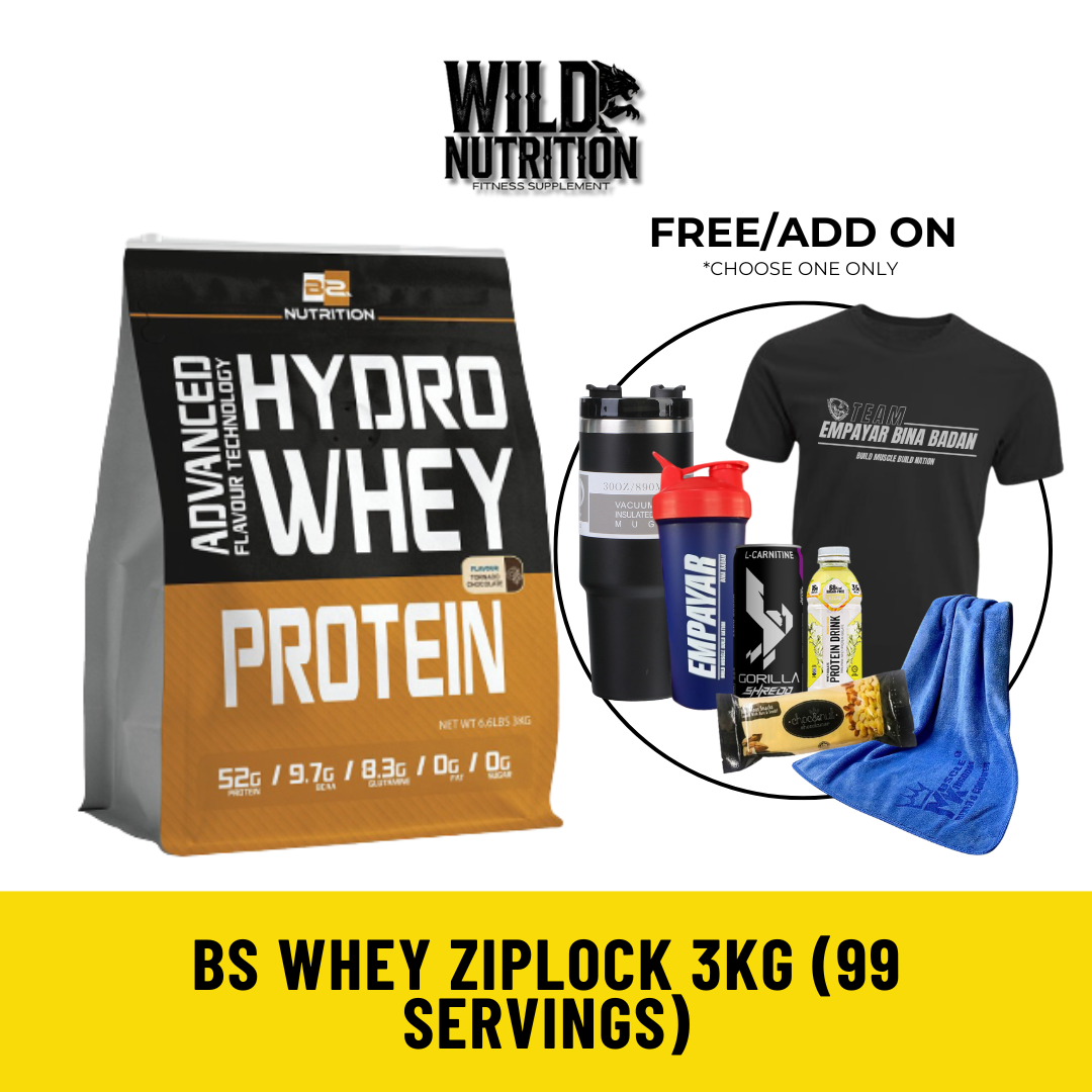BSFN Hydro Whey Protein 3 kg 99 scoops (ZIPLOCK/PACKAGING) | Shopee Malaysia