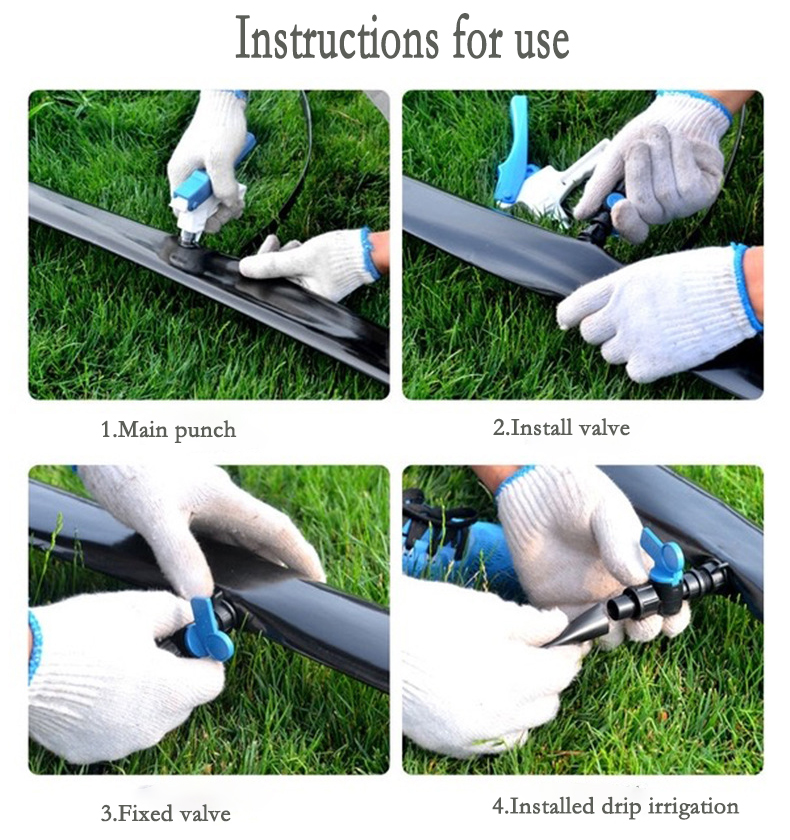 【Local stock】Water pipe valve 16mm Drip irrigation lateral valve for ...