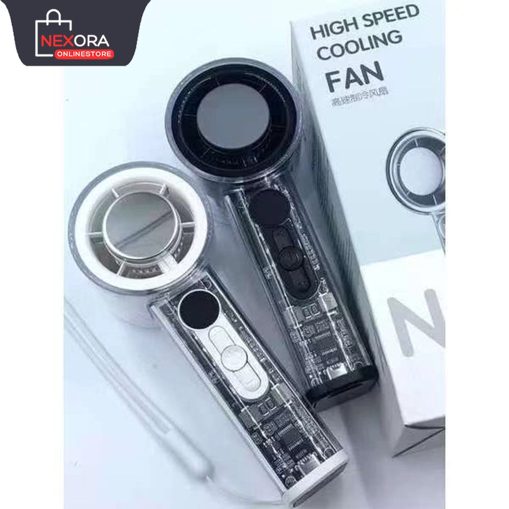 Mecha Style Mini Fan | 100-Speed Handheld Semiconductor Cooling Fan ...