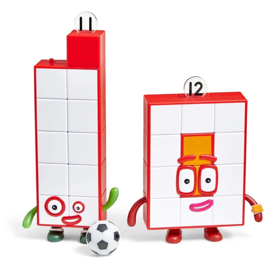 Numberblocks Friends Eleven and Twelve Figure by hand2mind- Age 3 ...