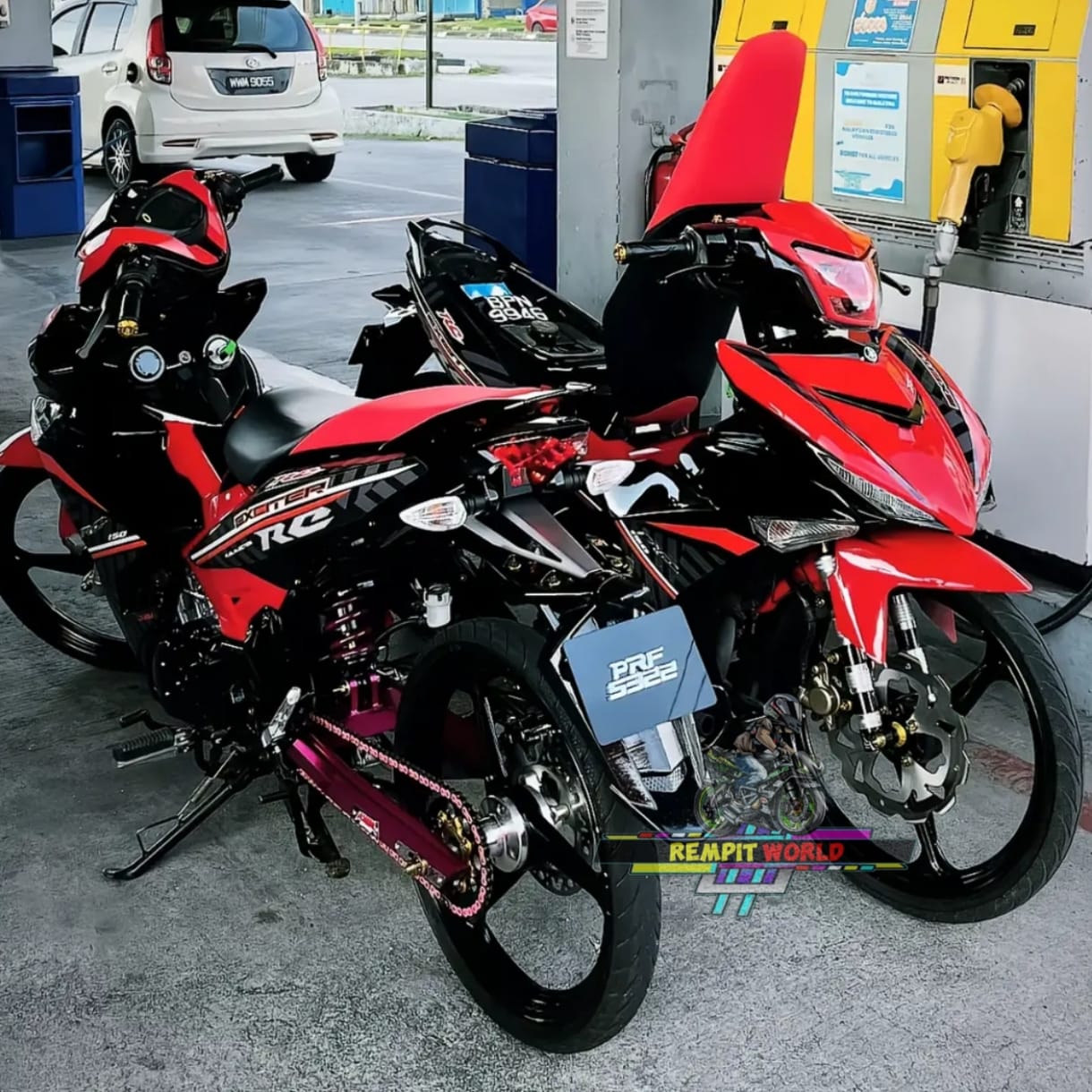 COVER SET Y15ZR V1 V2 EXCITER RC MERAH VIETNAM 100%ORIGINAL RAPIDO ...
