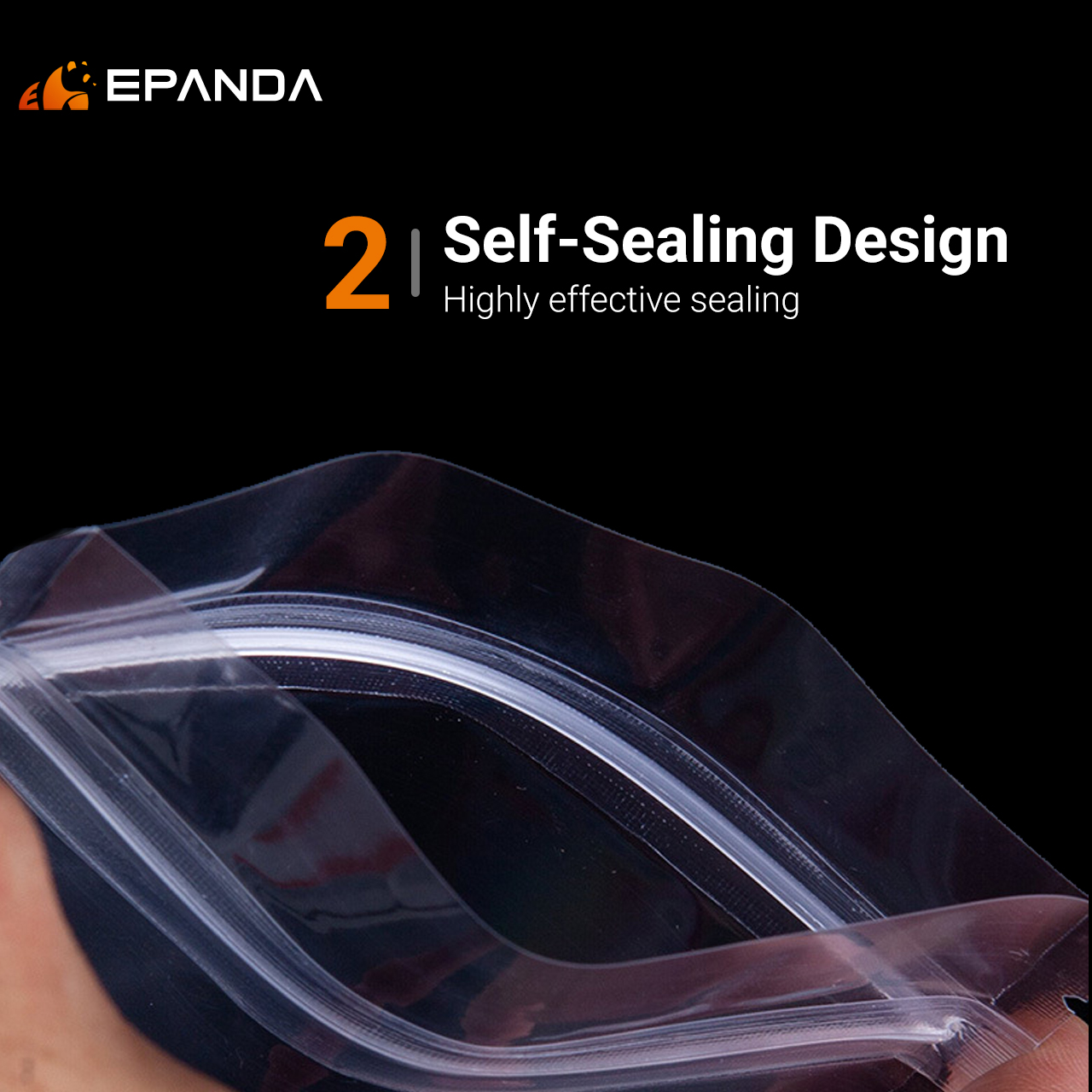 50pcs Transparent Zip Lock Food Bag Beg Zip Makanan Plastic Cookies ...