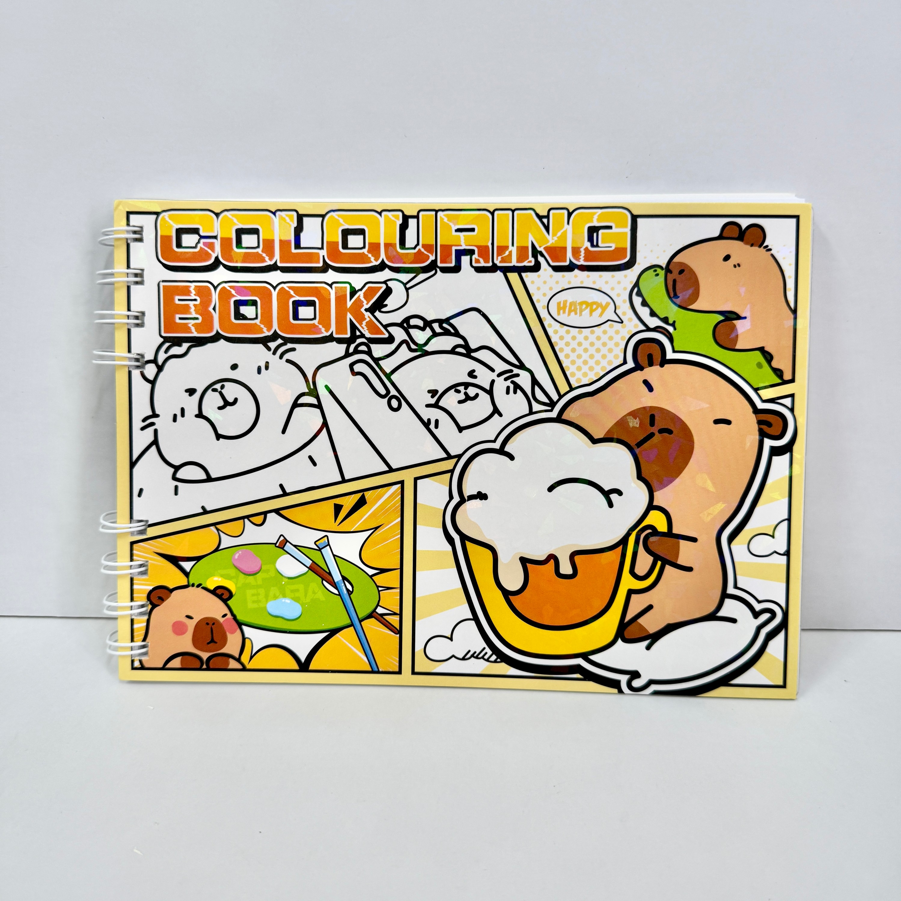 (READY STOCK) Buku Mewarna Capybara Comel 48 Sheets Buku Lukisan Kanak ...