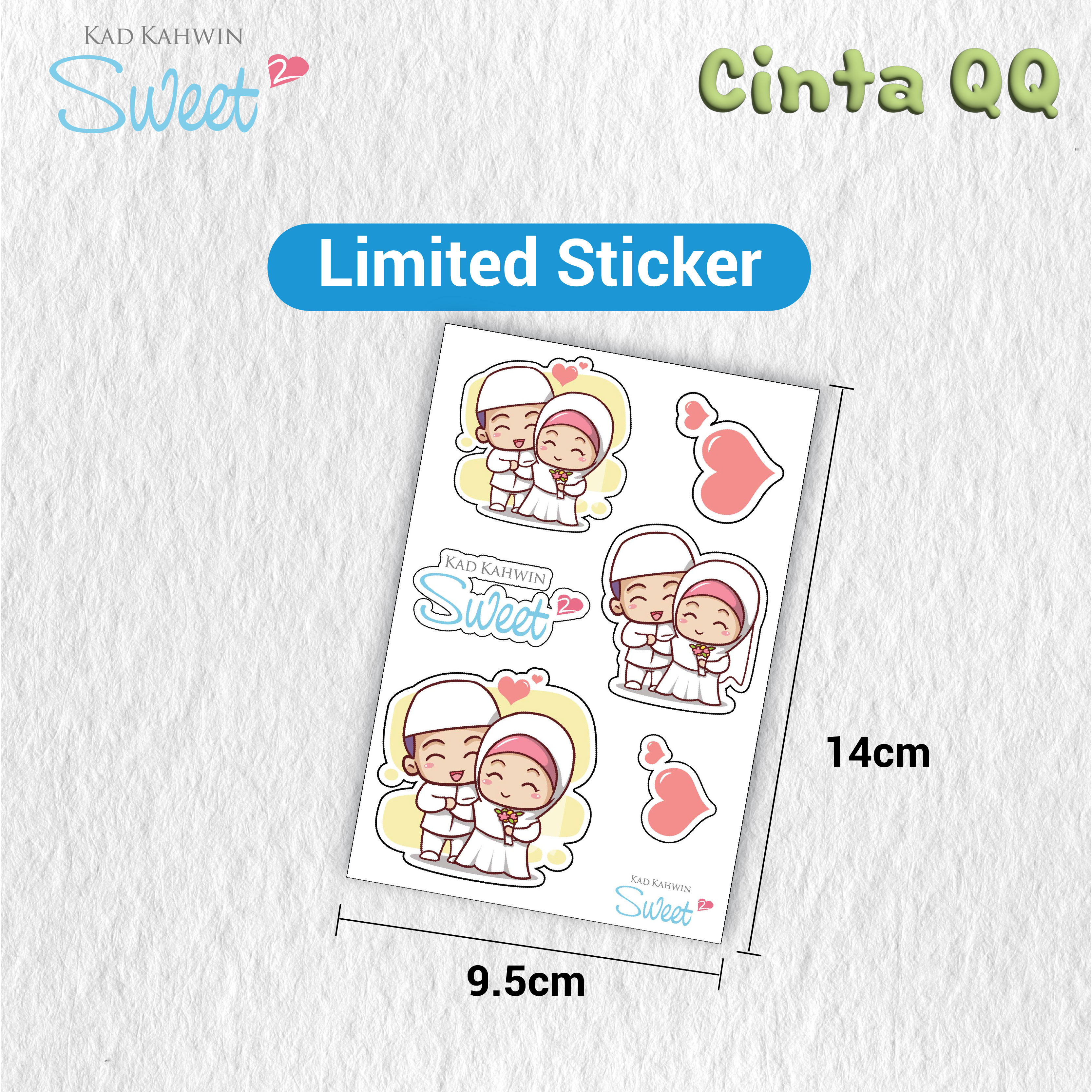Cinta QQ Sticker 1pcs Cute Set For Girls/Boy DIY Gift Box Stickers Box ...