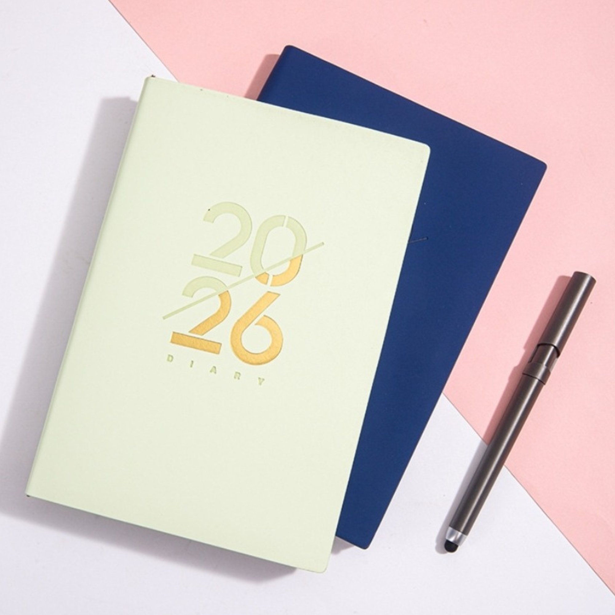 2026 A5 Diary Soft PU leather Emboss cover diary planner Malaysia One ...