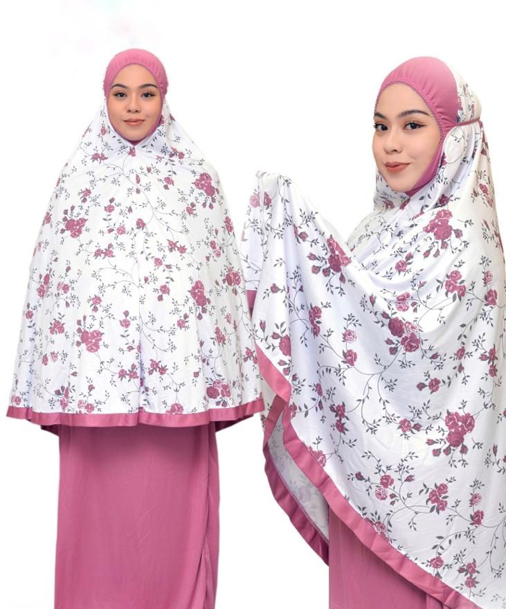 Telekung Bunga Printed Dewasa / kanak-kanak Telekung Kids Telekung ...