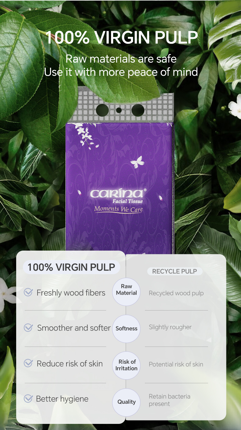 [5 Packs] Carina Wall Hanging Tissue 4-Ply 1000 sheets soft deluxe ...