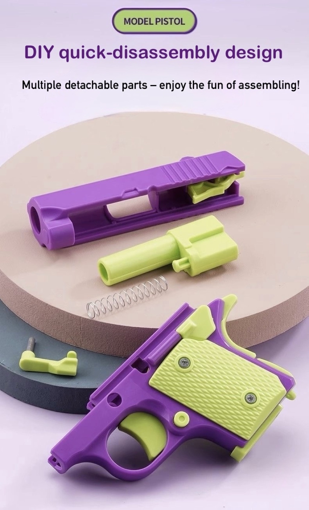 DIY M1911 Toy Gun – Mini Slide Model for Kids | Safe, No Shooting ...