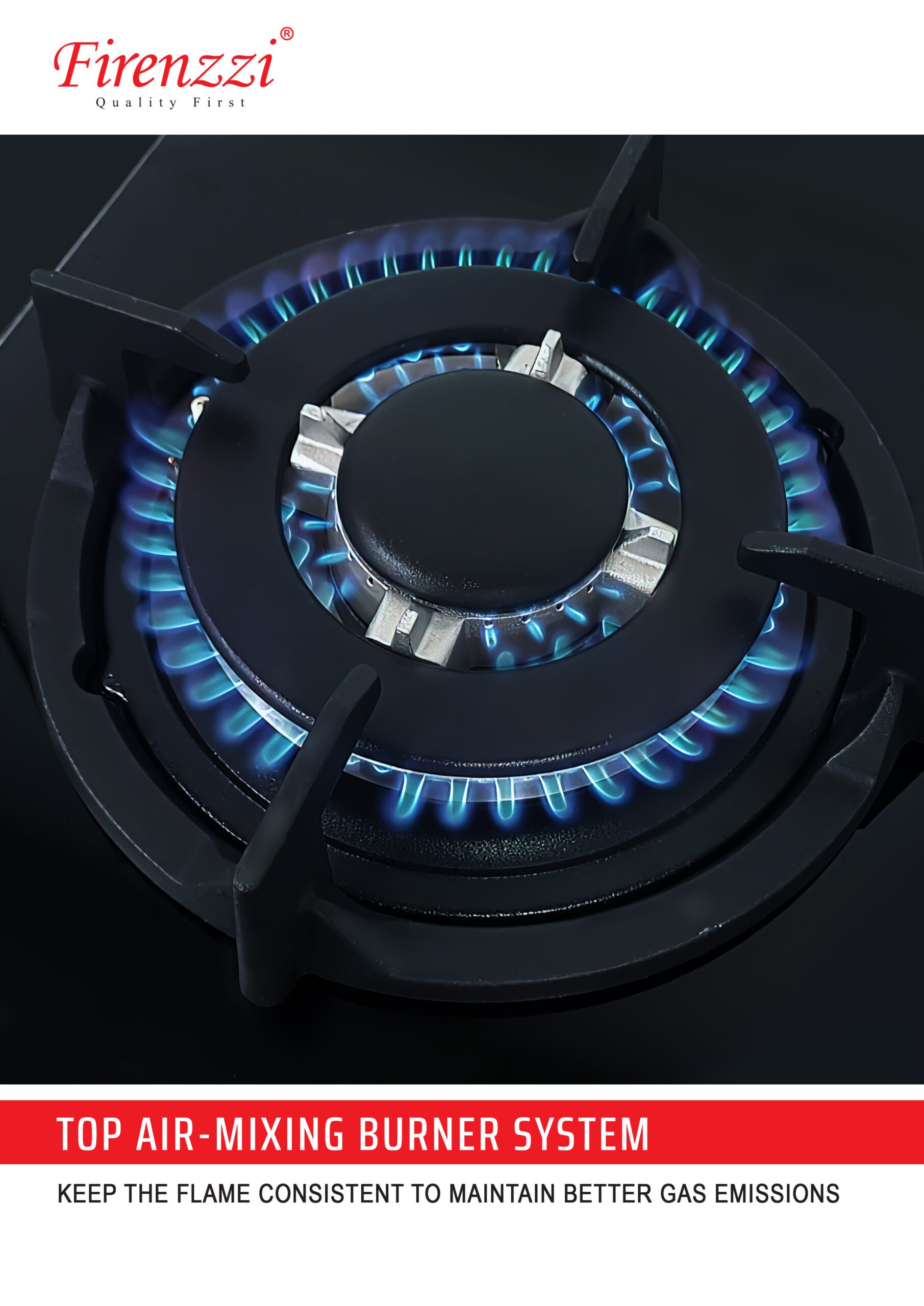 (Free Install) Firenzzi Gas Hob FGH-2123 | 2 Burner | Tempered Glass ...