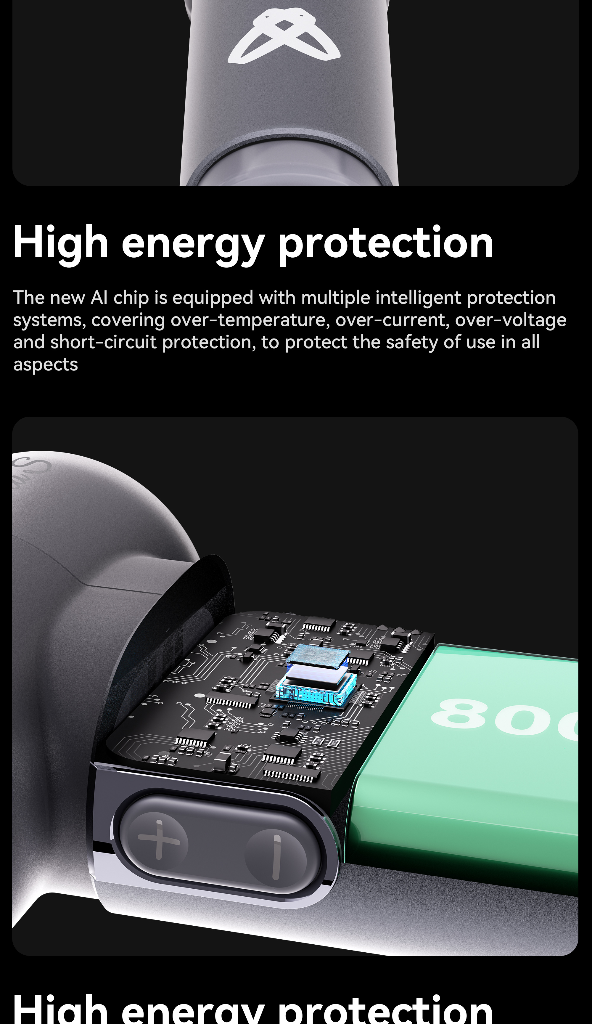 Amgras MetaHeld Fan UltraS Ultra-high speed turbo handheld fan portable ...