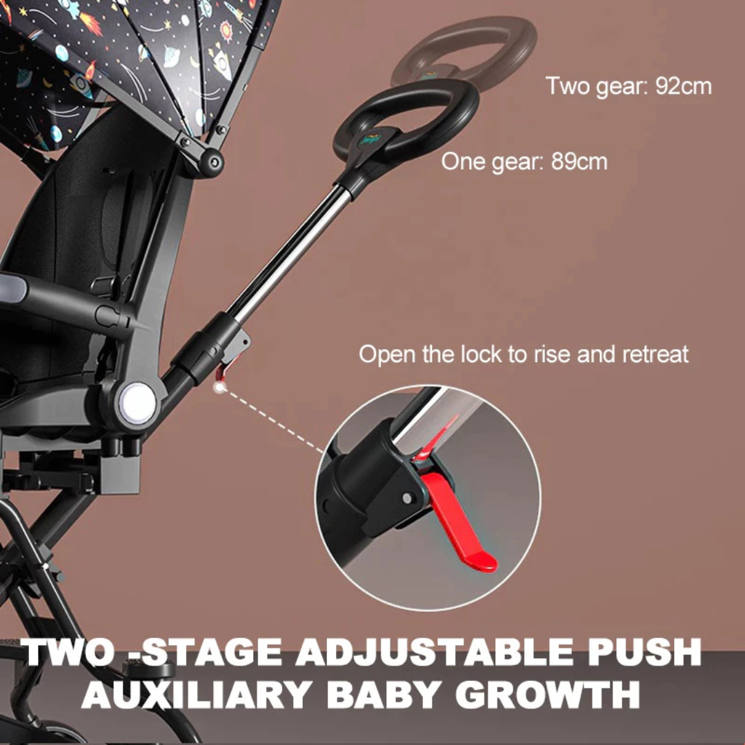 Premium Foldable 2 Way Baby Stroller Magic Stroller Ultra Lightweight ...