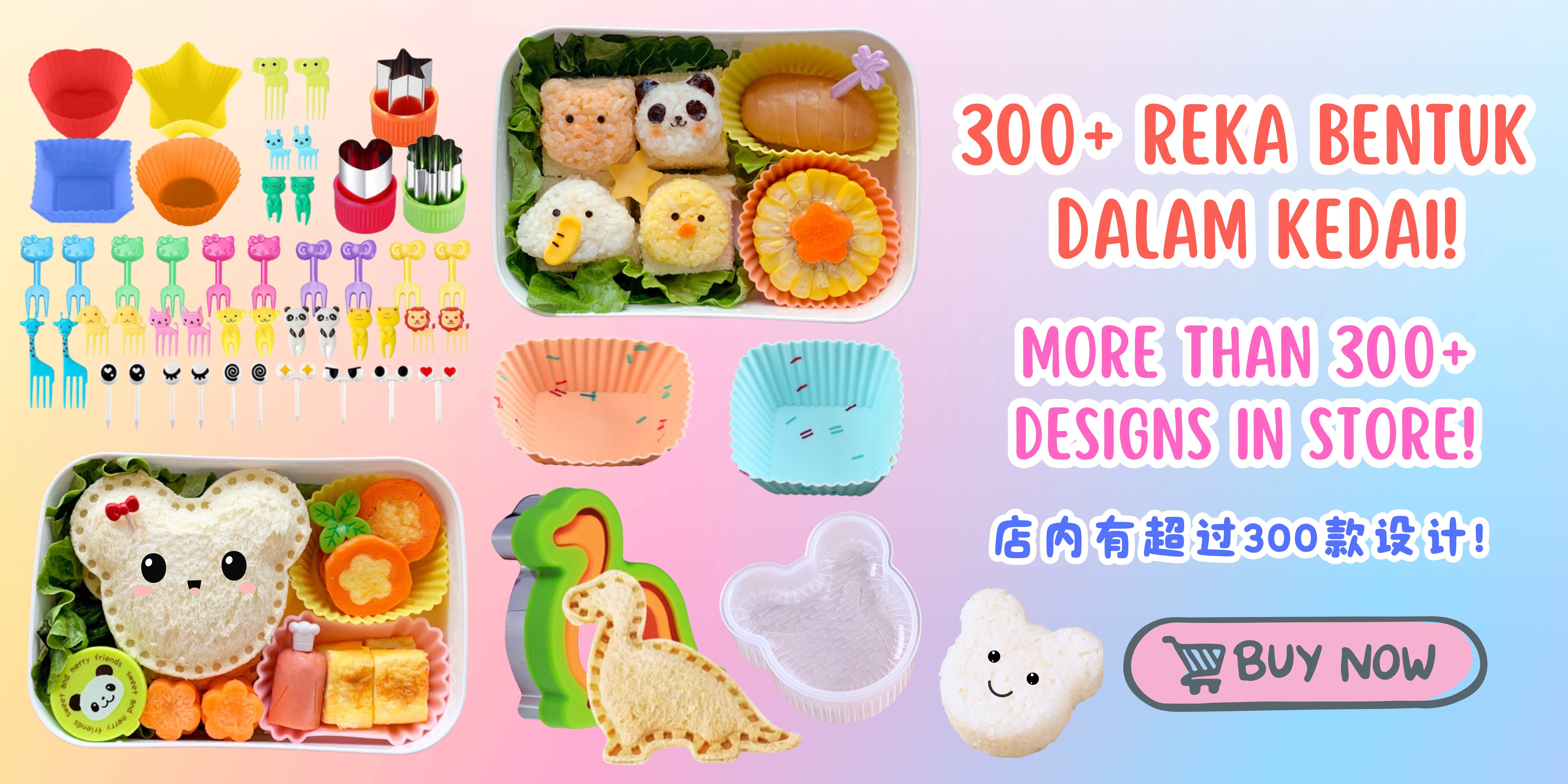 Combo Acuan Set Bento Accessories | Bekal Makanan Comel | Bento Kids ...