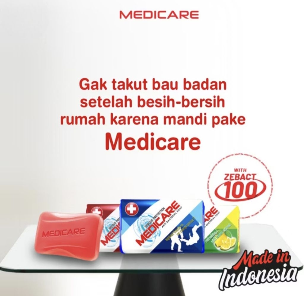 Medicare Anti Bacterial Bar Soap [90g×2pcs] Serious Protection With New ...