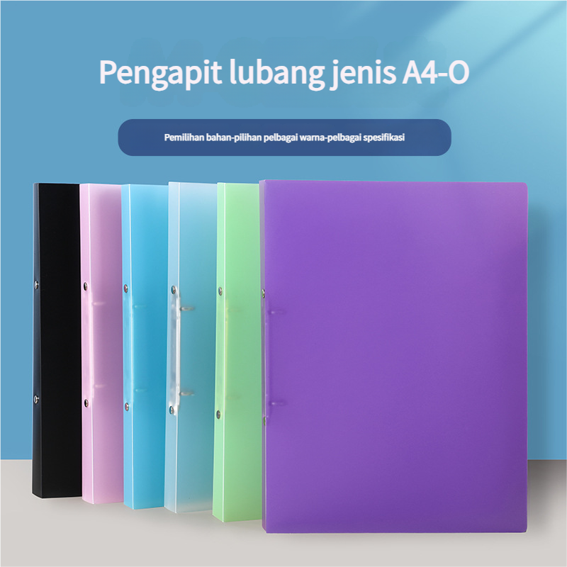 4D Ring File black File A4 File Folder 4D Ring Binder/Fail Cincin ring ...