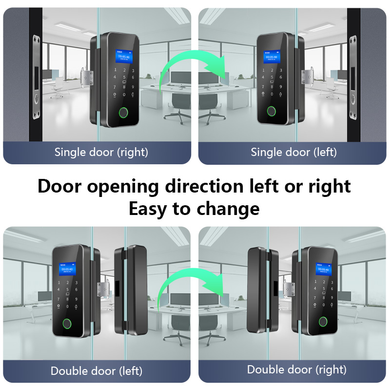 RUBY Smart Door Lock TUYA App Fingerprint Password Card Unlock 5 in 1 ...