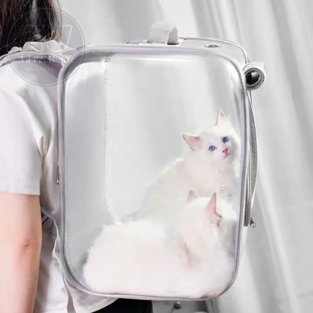 AJPET Cat Bag With Large Window Cat Carrier Pet Backpack Cat Bag Pack ...