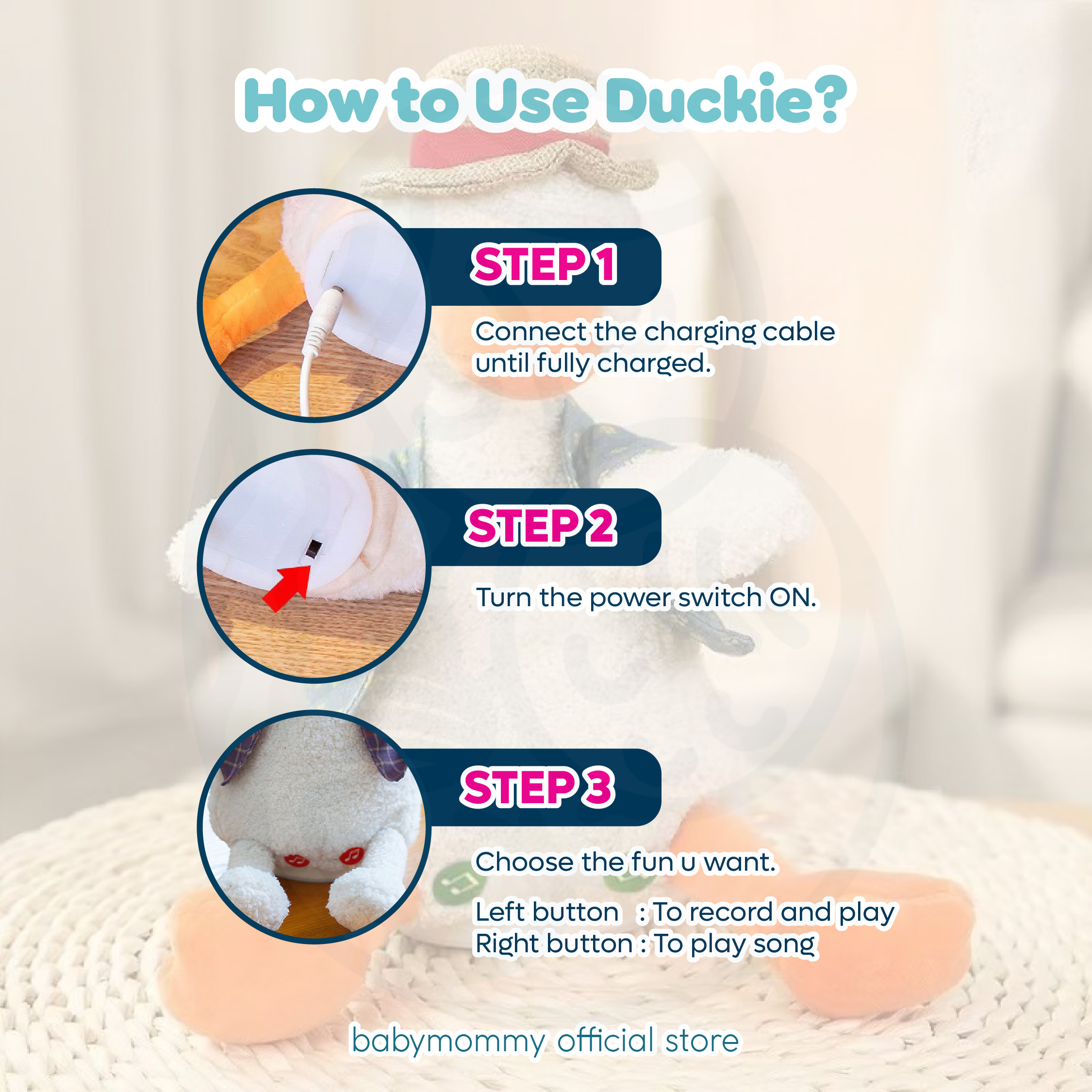 🦆TikTok HOT ITEM🔥🇲🇾 Talking,Singing & Dancing Duck –main balik suara ...