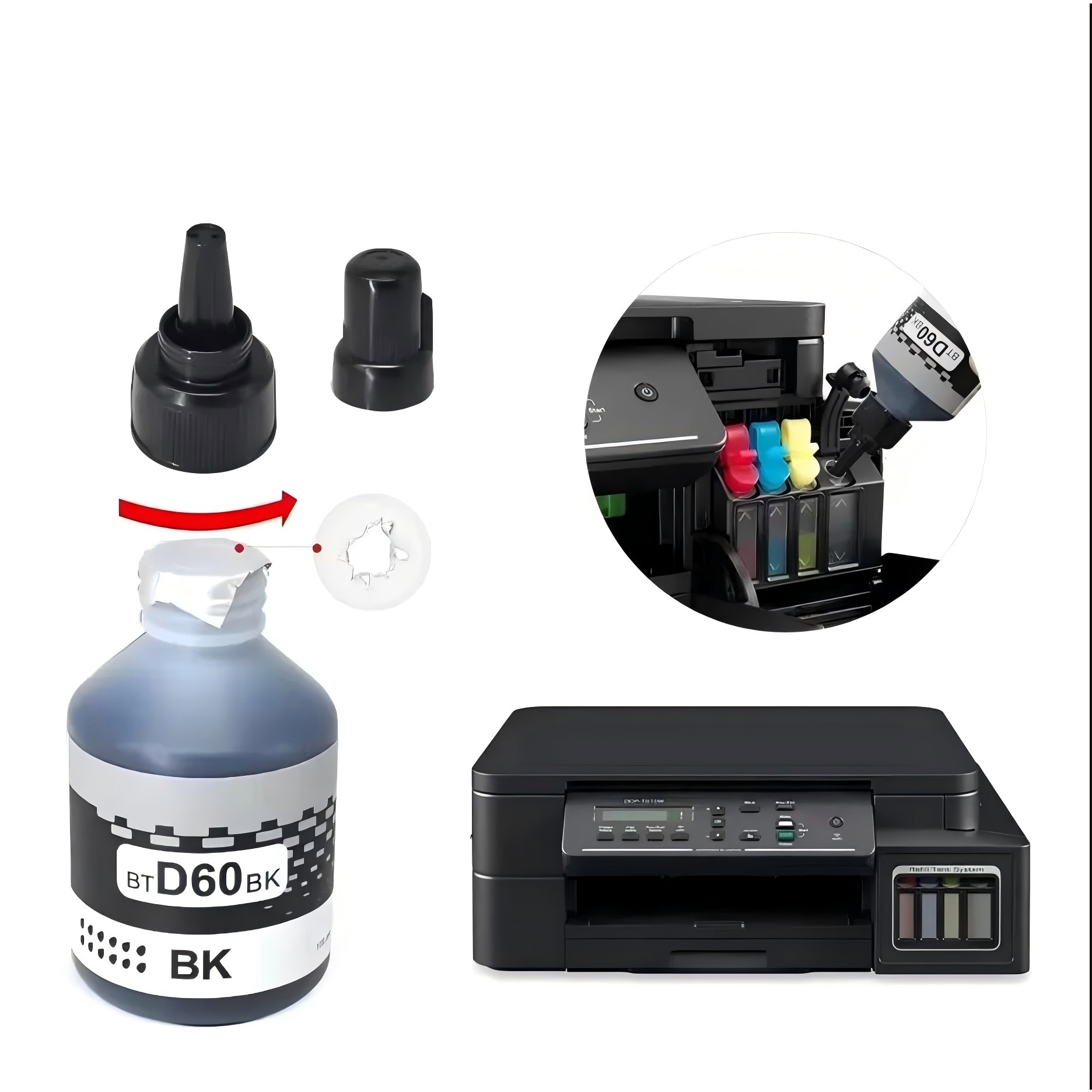 Brother inks box DCP-T710W DCP T420W DCP-T720DW DCP-T520W MFC-T800W MFC ...