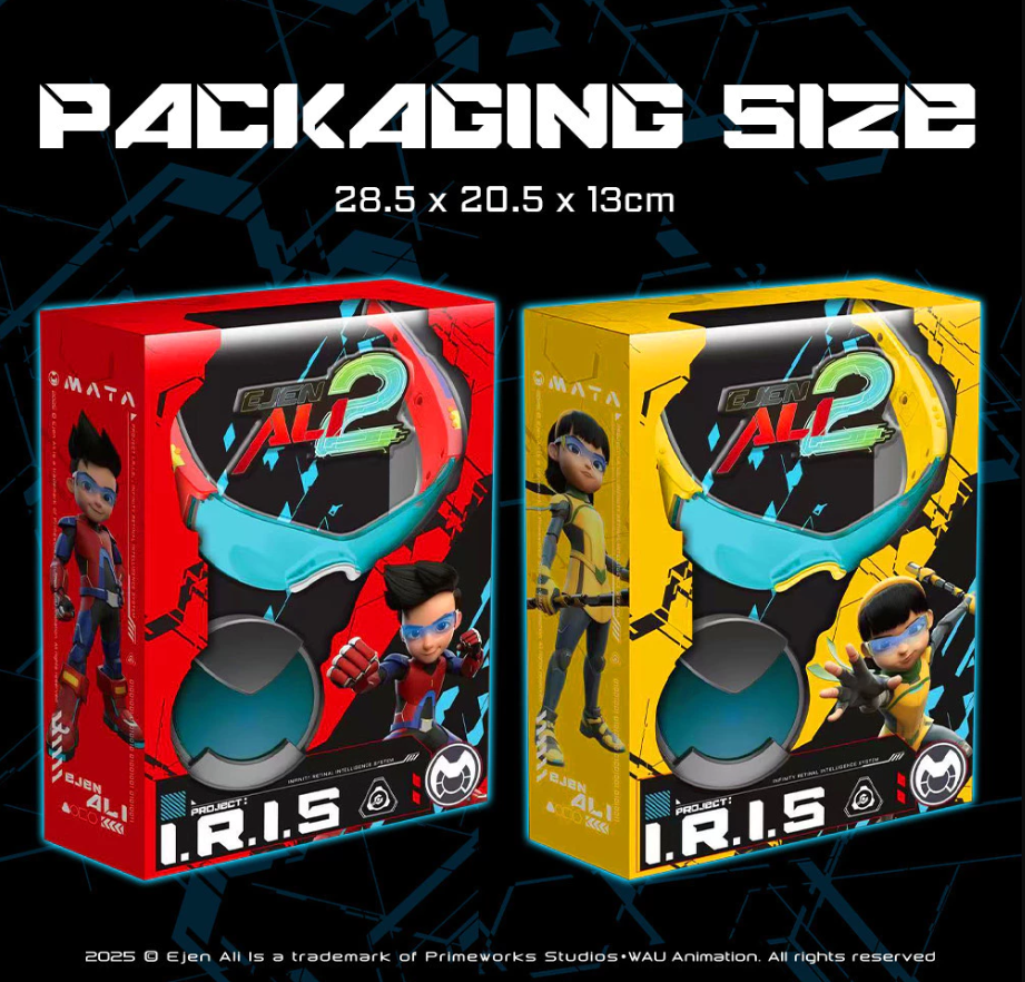 IRIS Ejen Ali 2: Project I.R.I.S (Infinity Retinal Intelligence System) SPECS ALI ALICIA ...