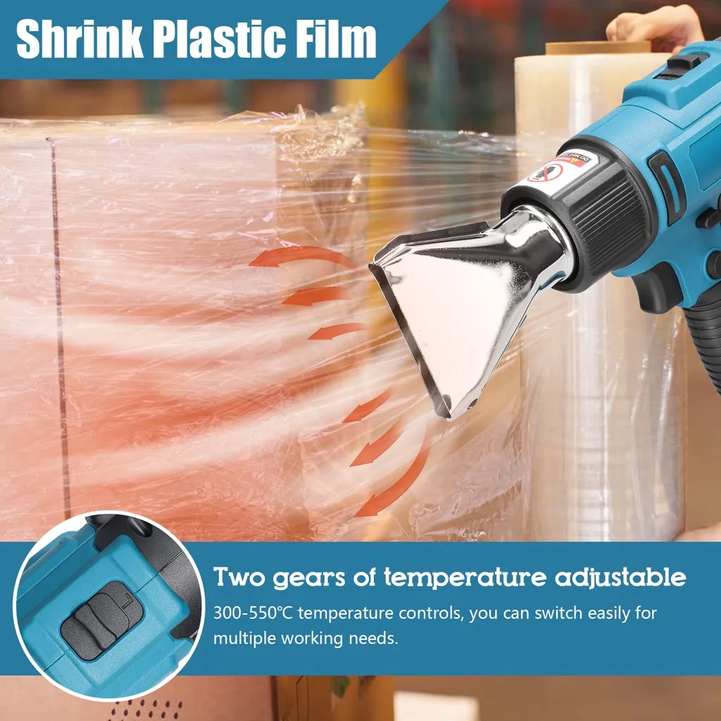MAKITA Cordless Handheld Hot Air Gun Machine Rechargeable Heating Car ...