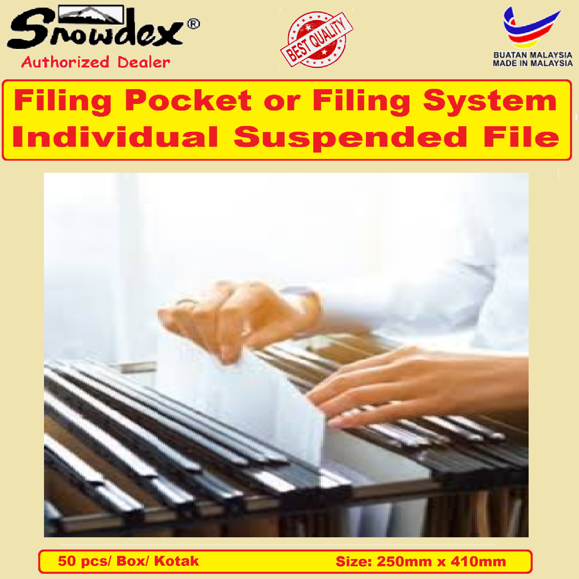 Snowdex Cabinet Filing System (INDIVIDUAL) Suspended File Suspension ...