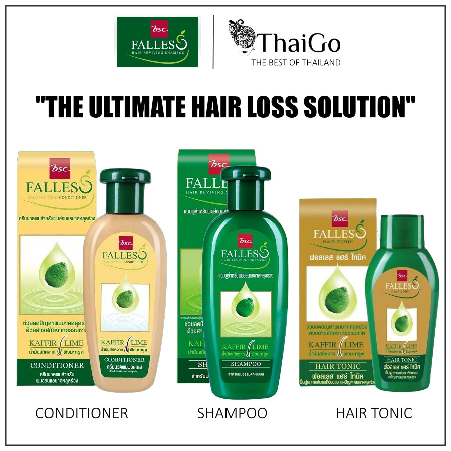 Falless Ultimate Hair Loss Care Set – Shampoo + Conditioner + Tonic ...