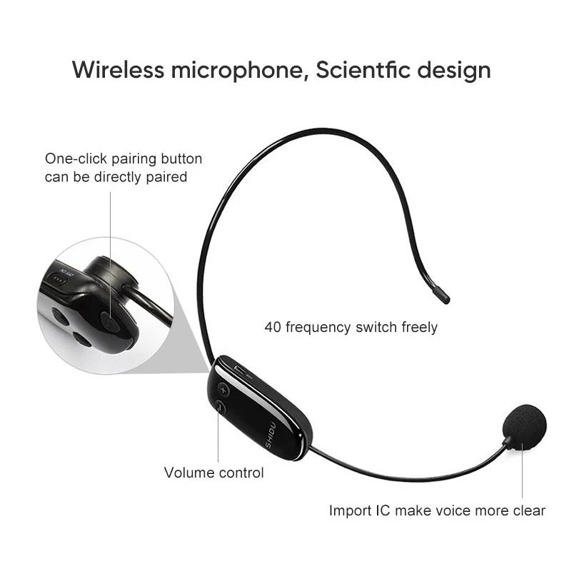 Shidu U8 UHF Wireless Microphone Handheld Headset | Shopee Malaysia