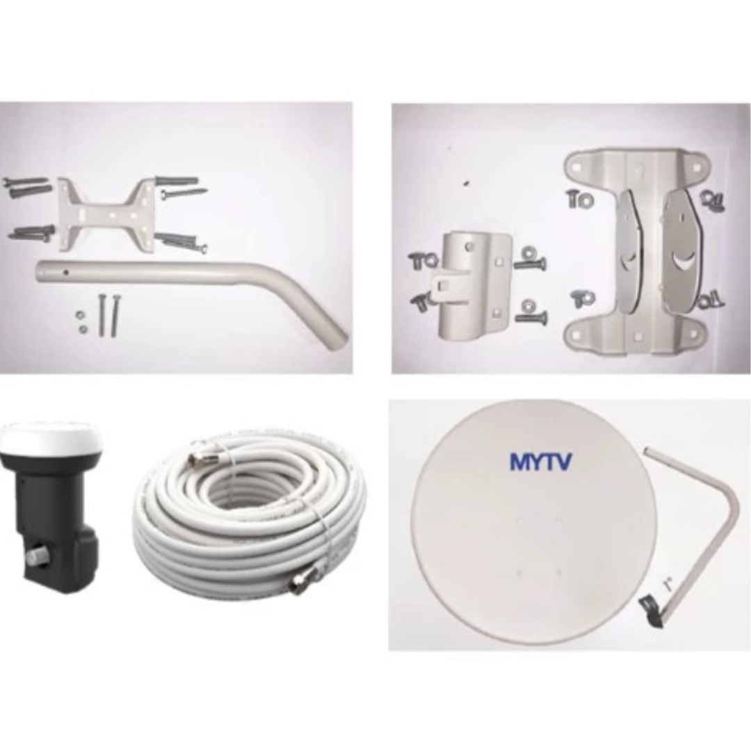 Original MYTV Satellite Dish Antenna Full Set | Outdoor ODU Antenna for ...