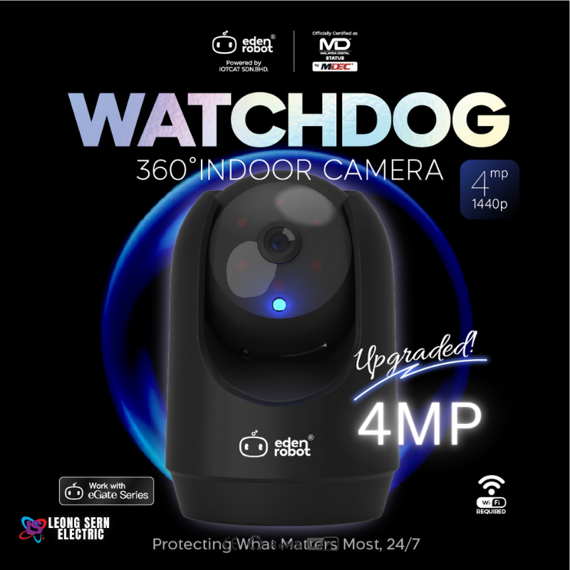 {LSE}-Eden Robot | eGate WatchDog 360 4MP Indoor Smart Camera CCTV ...
