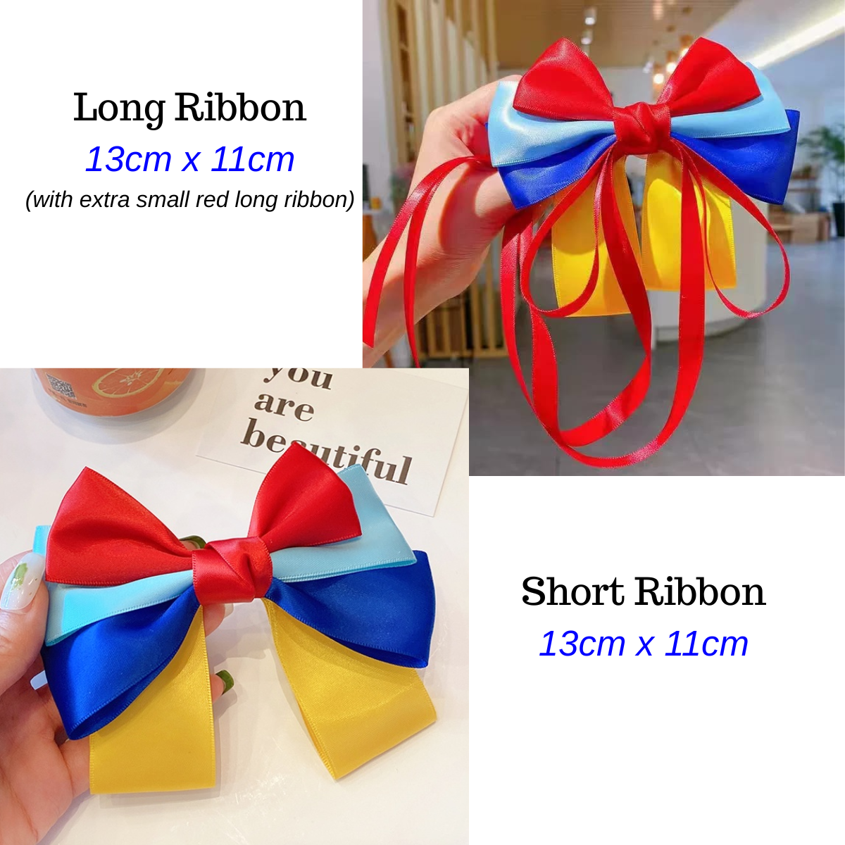 Merdeka Hair Pin Kids Snow White Hair Clip Pin Rambut Budak Perempuan ...