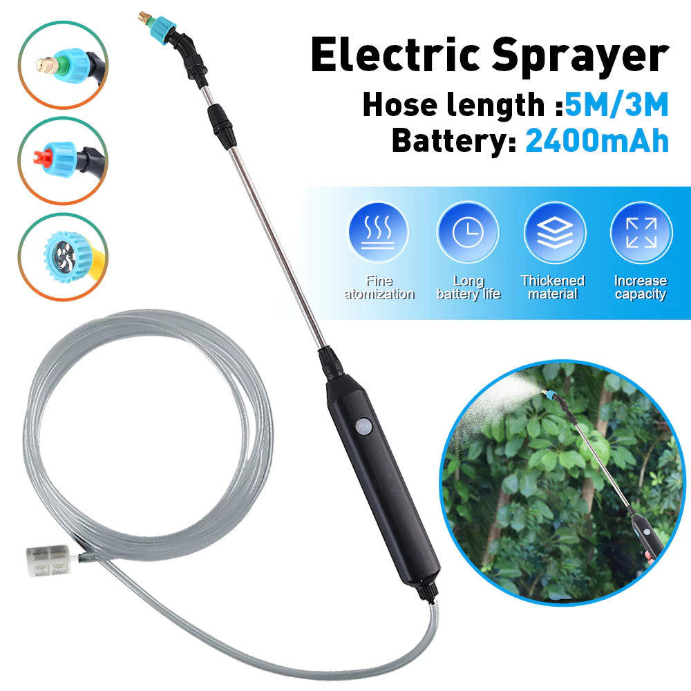 REAIM Knapsack Sprayer 5L/8L Electric Pam Racun Tong Racun Sprayer ...