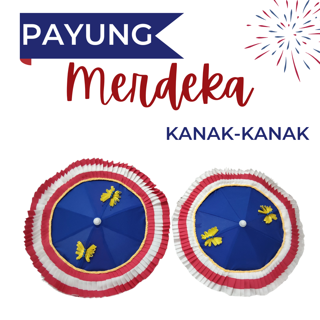 Payung Merdeka Rama-rama Jalur Gemilang Butterfly Umbrella | Shopee ...