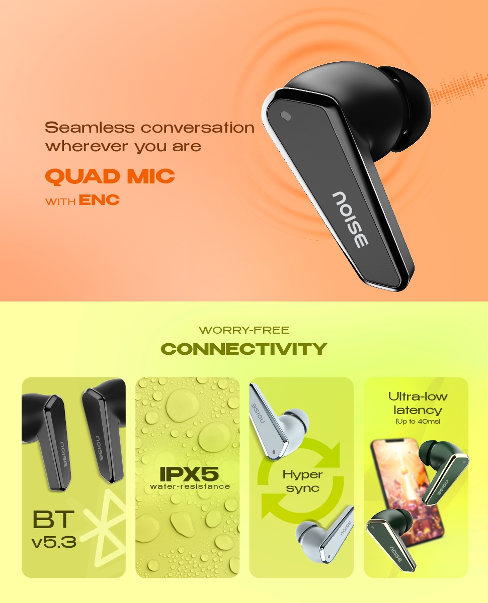 Noise Buds N1 Fon Telinga Truly Wireless Bluetooth TWS Earbuds Earphone ...