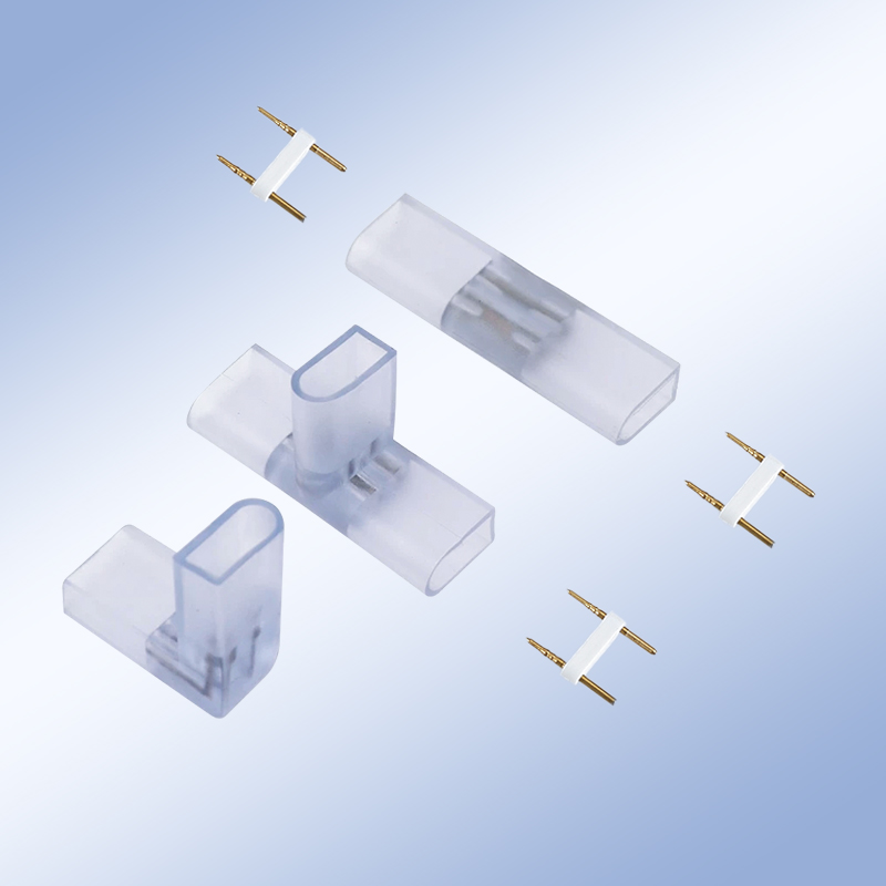 Lamp Strip Plug Pin Tail Connector Straight L Shape T Shape for LED ...